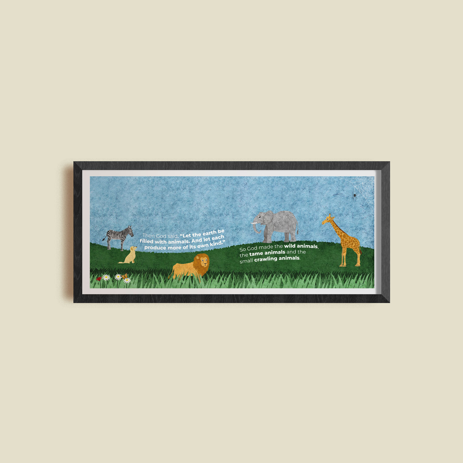 Creation: "Animals" Wall Art - Phil Rawlings